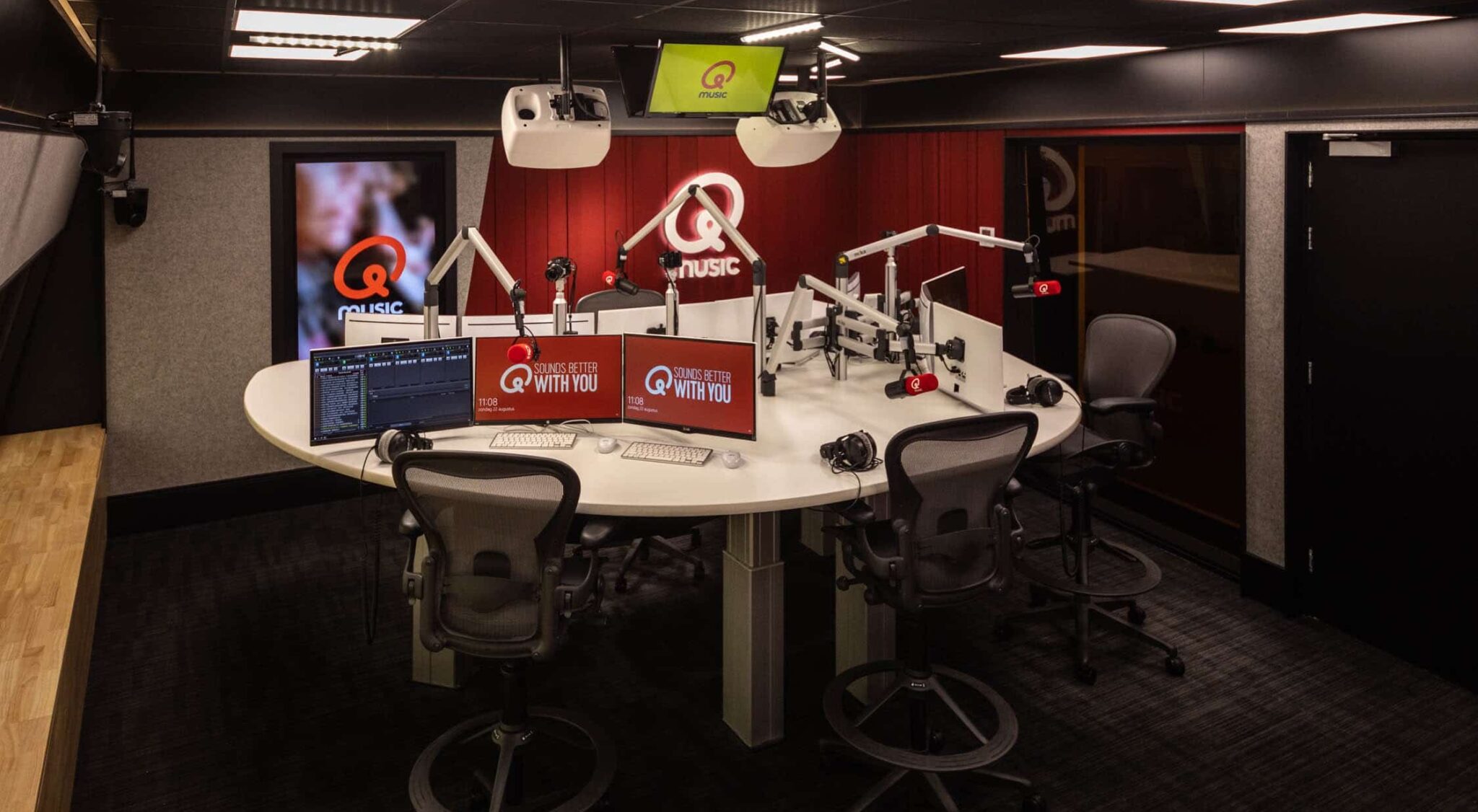 Qmusic neemt nieuwe radiostudio in gebruik - RadioFreak.nl
